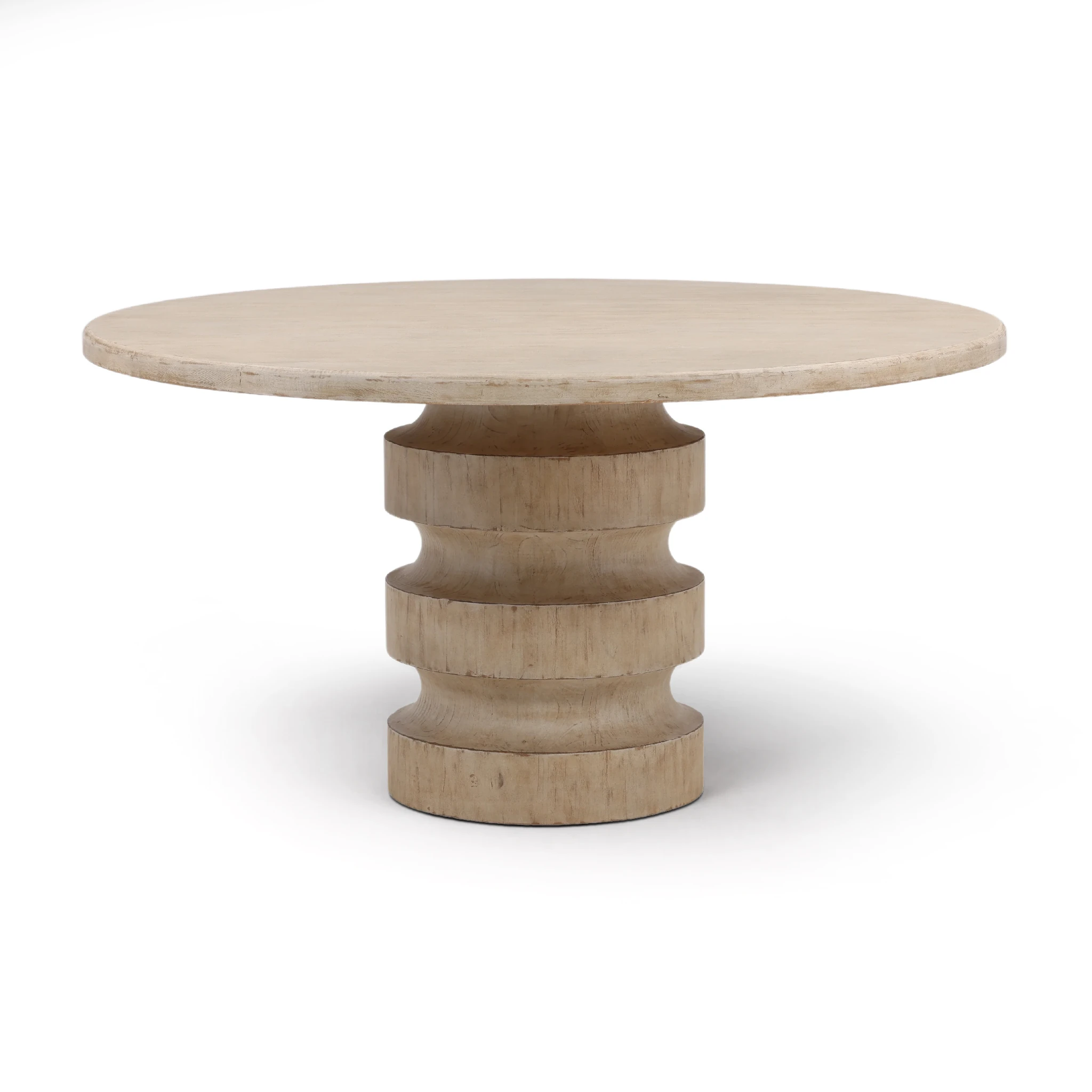 ARYN LIGHT WARM WASH ROUND DINING TABLE – ShopDesignTap