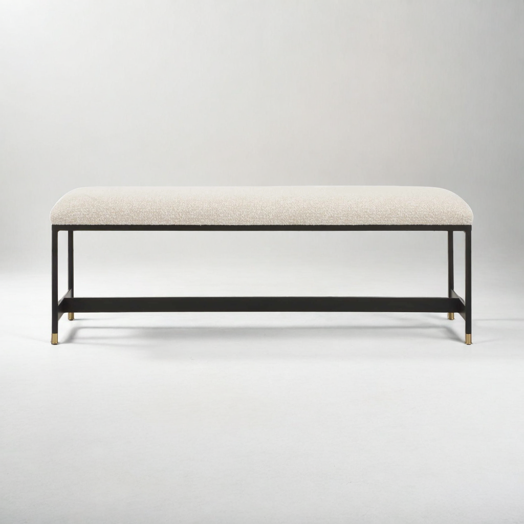HALSTON BOUCLE UPHOLSTERED BENCH – ShopDesignTap