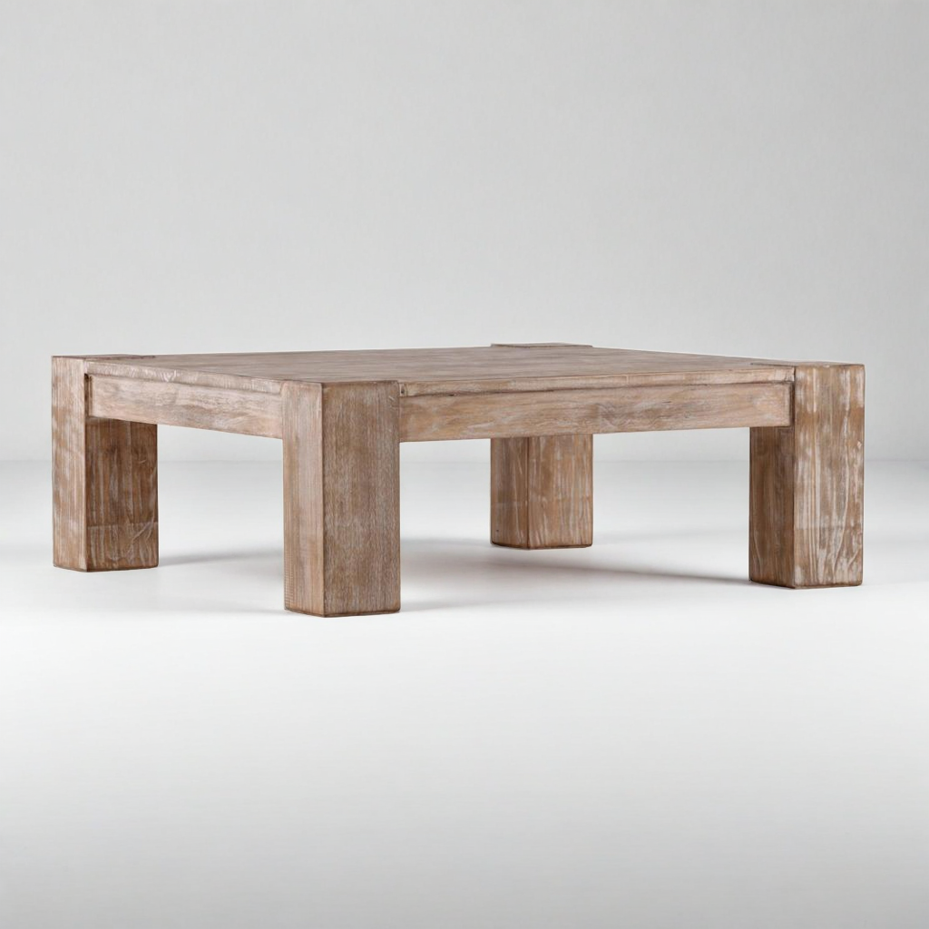 TERRAIN ANTIQUE NATURAL PINE SQUARE COFFEE TABLE – ShopDesignTap