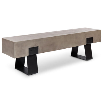 KAIA INDOOR-OUTDOOR CONCRETE DINING BENCH – ShopDesignTap