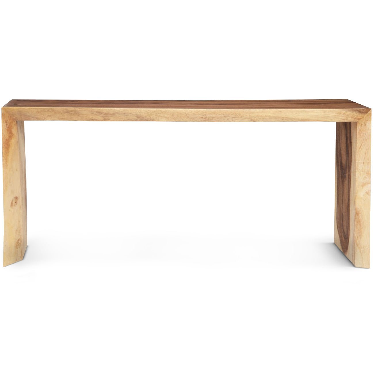 Chamcha wood console table store
