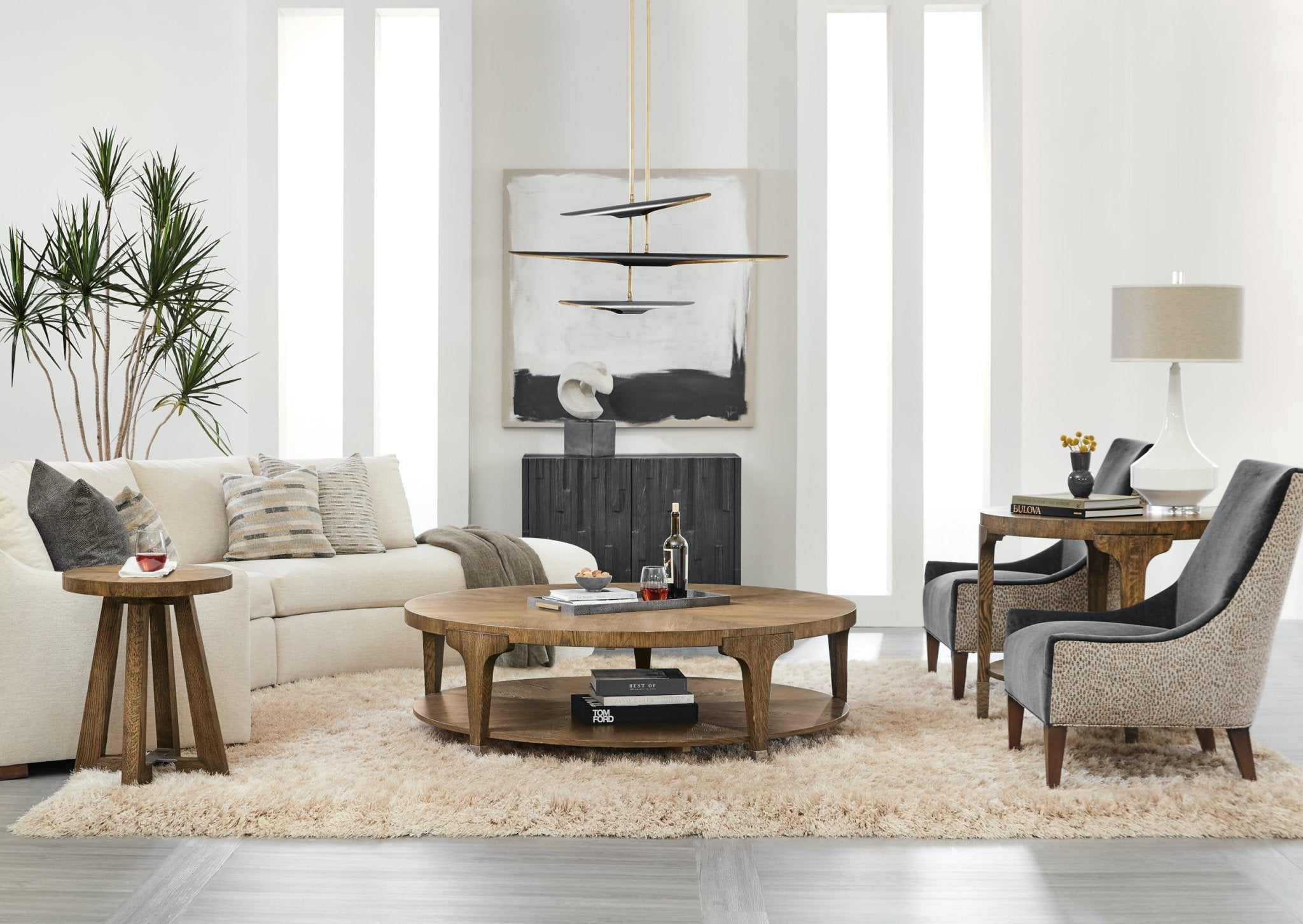 CHAPMAN GRAND 60in ROUND COFFEE TABLE – ShopDesignTap CHAPMAN GRAND 60in ROUND COFFEE TABLE – ShopDesignTap