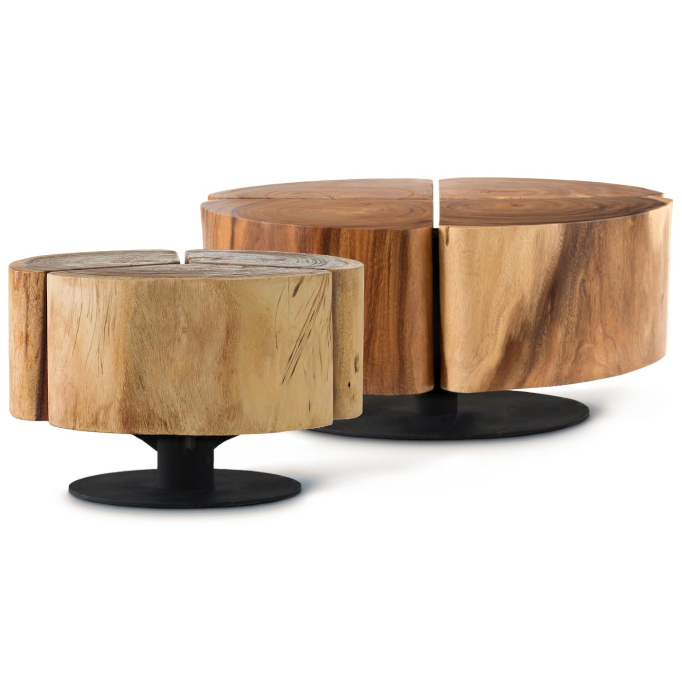 CLOVER NATURAL CHAMCHA WOOD COFFEE TABLE – ShopDesignTap