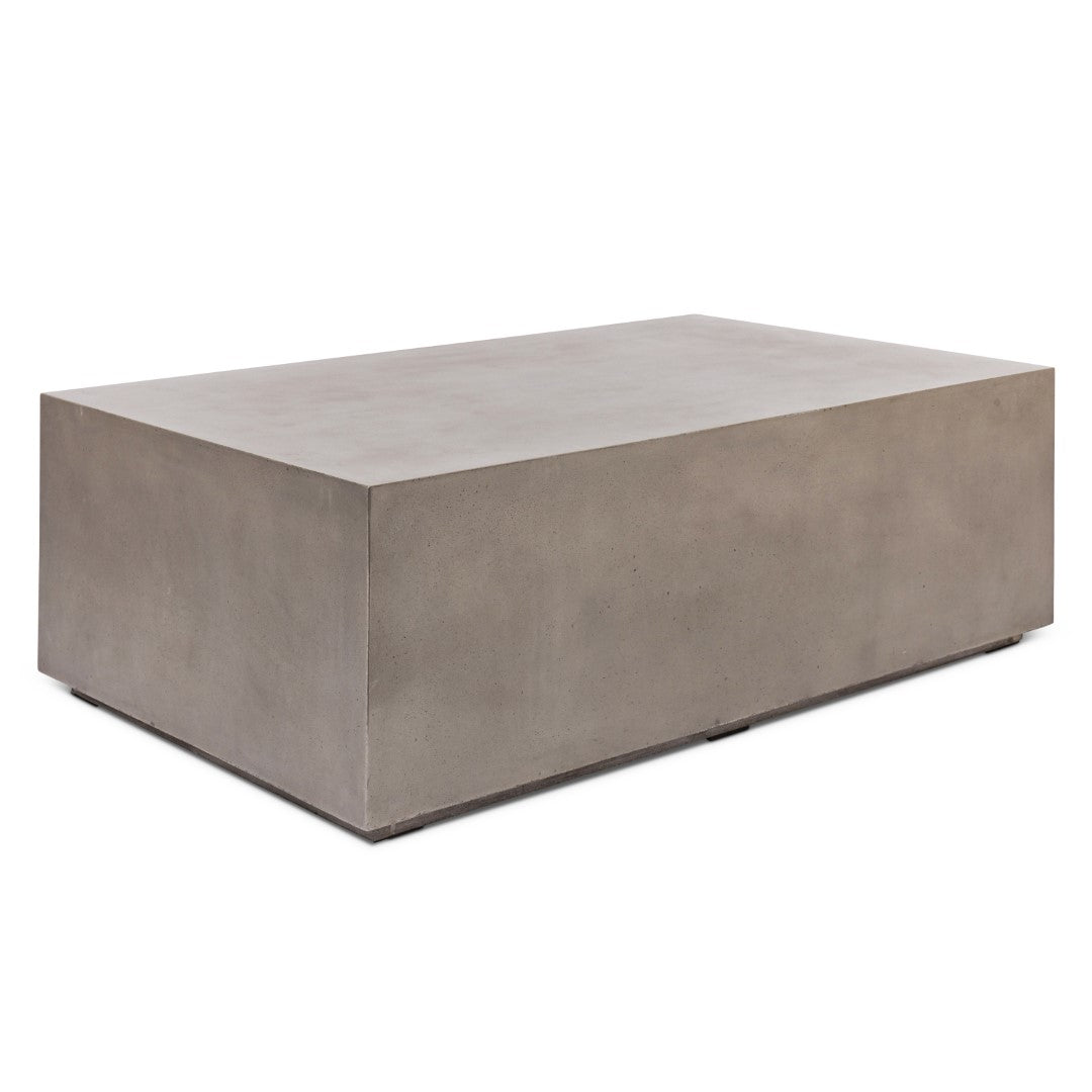 INDOOR/OUTDOOR CONCRETE RECTANGULAR BLOCK COFFEE TABLE – ShopDesignTap