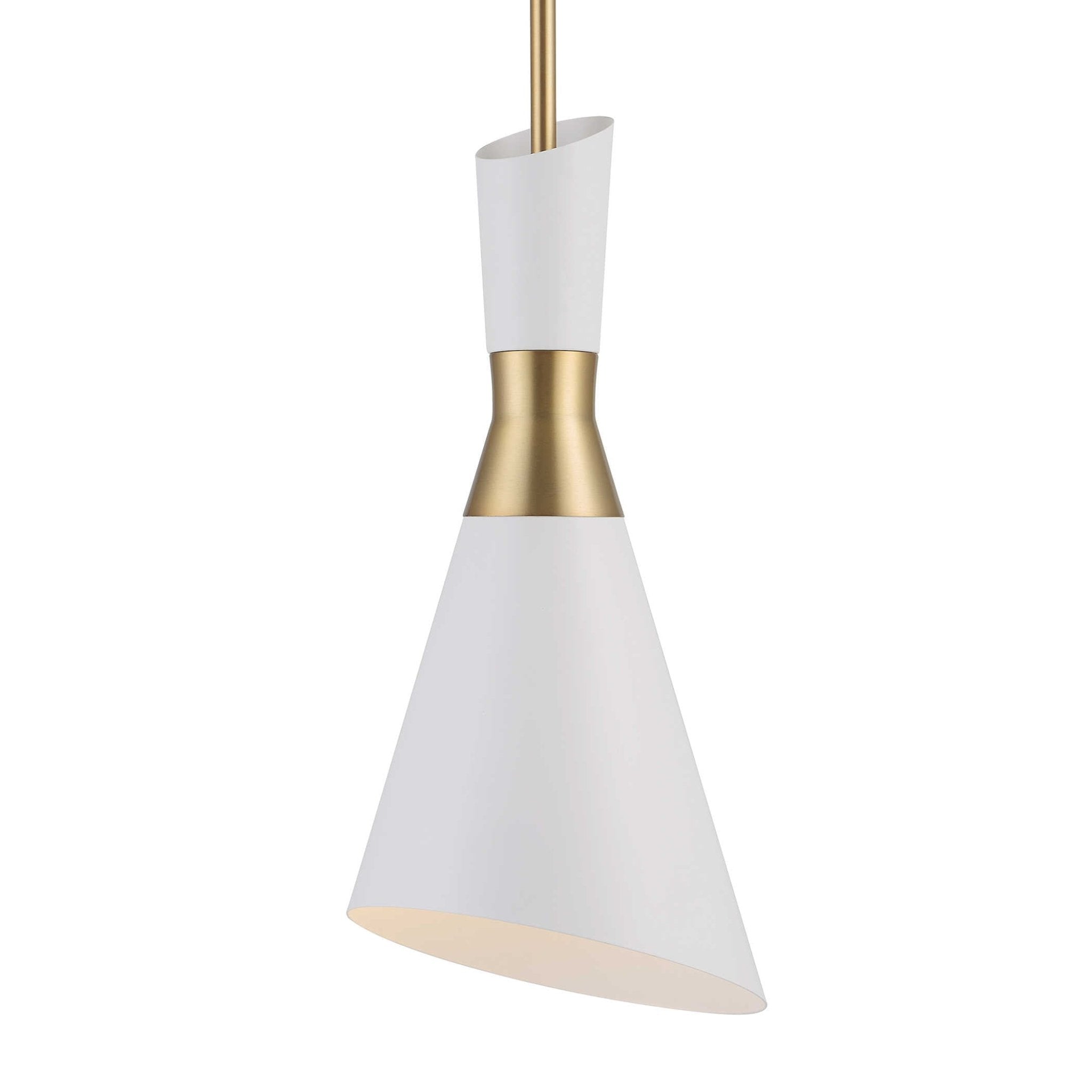 EAMES WHITE & BRASS MINI PENDANT – ShopDesignTap