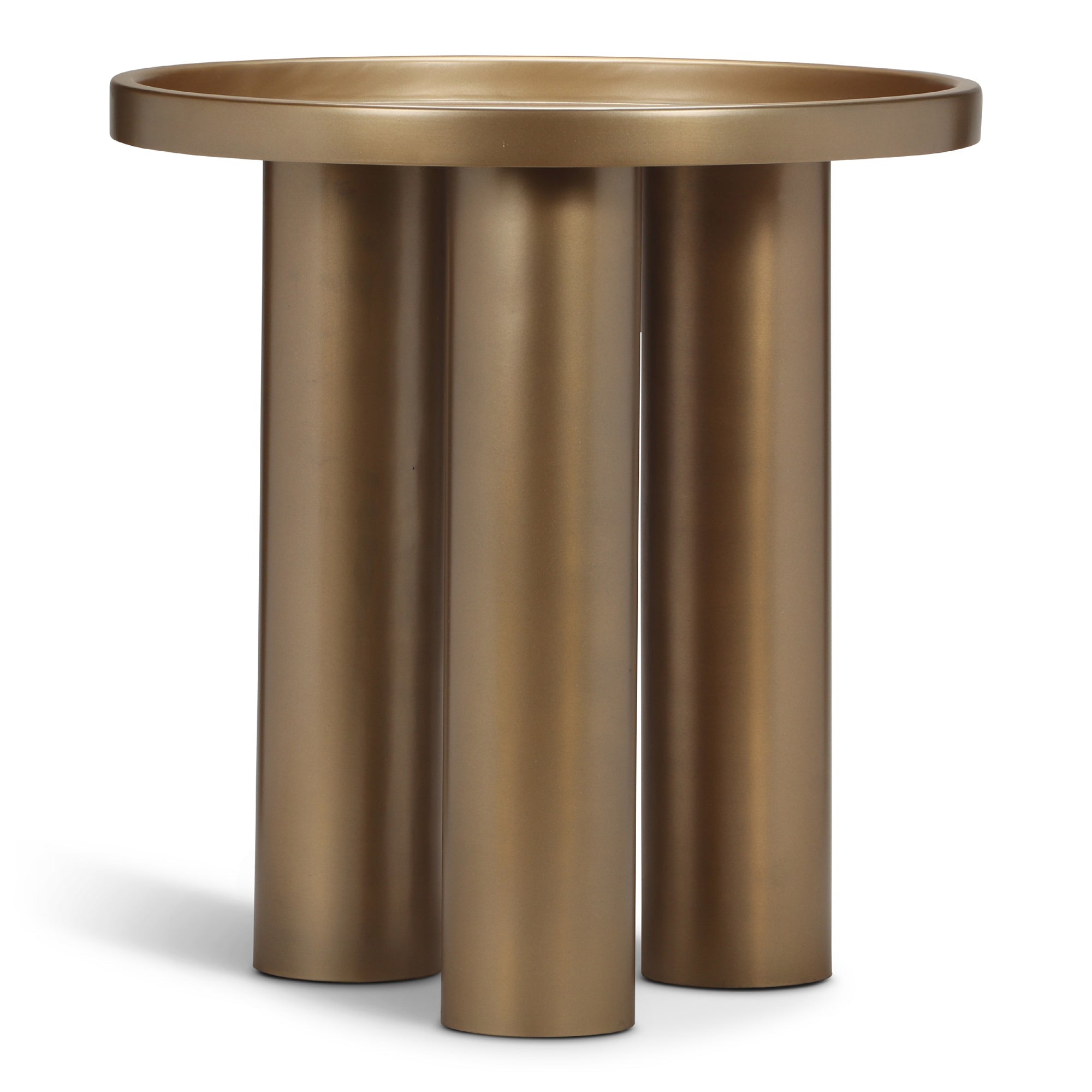 ECLAT SOFIA INDUSTRIAL ROUND STEEL END TABLE MODERN CHIC – ShopDesignTap