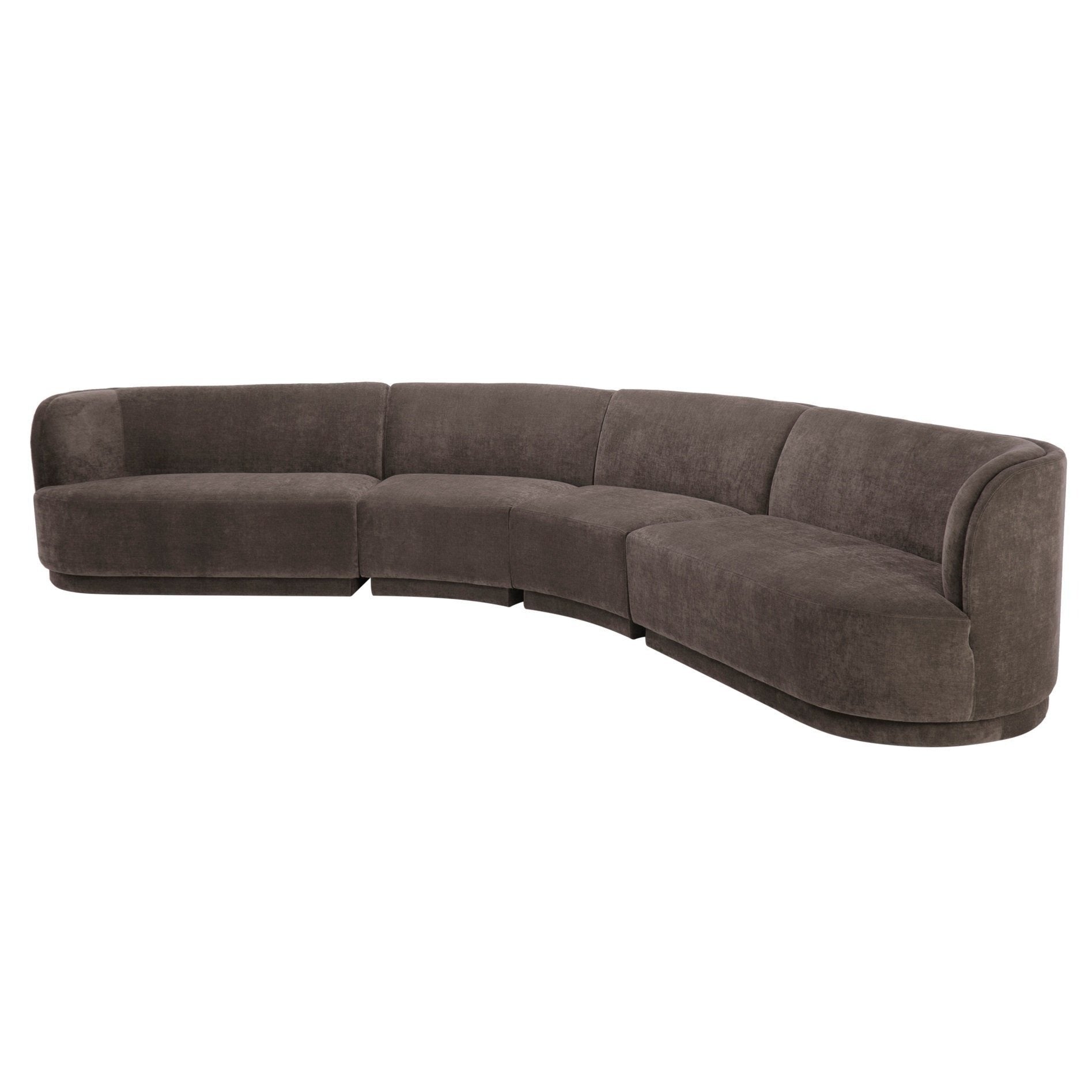 ECLIPSE CURVED MODULAR SECTIONAL: UMBRA GREY – ShopDesignTap