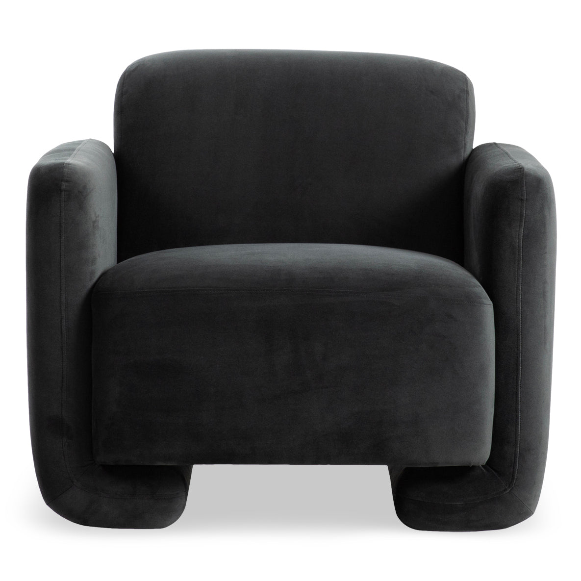 FALLON ARM CHAIR: SHADOW GREY VELVET – ShopDesignTap