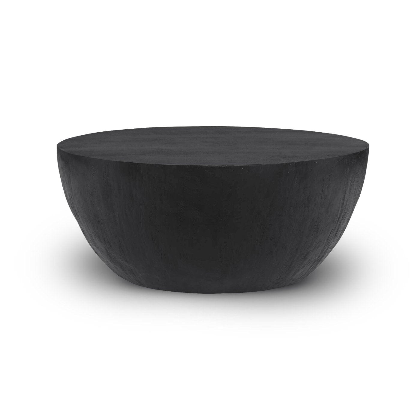 FLOKI 42"ROUND DRUM COFFEE TABLE | EBONY – ShopDesignTap