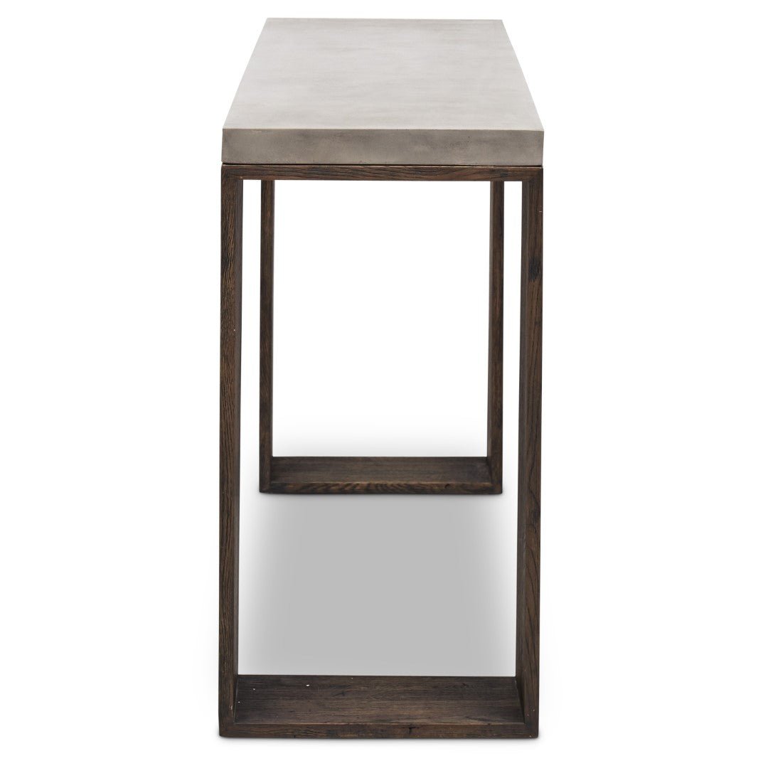 HERITAGE OAK + CONCRETE CONSOLE TABLE – ShopDesignTap