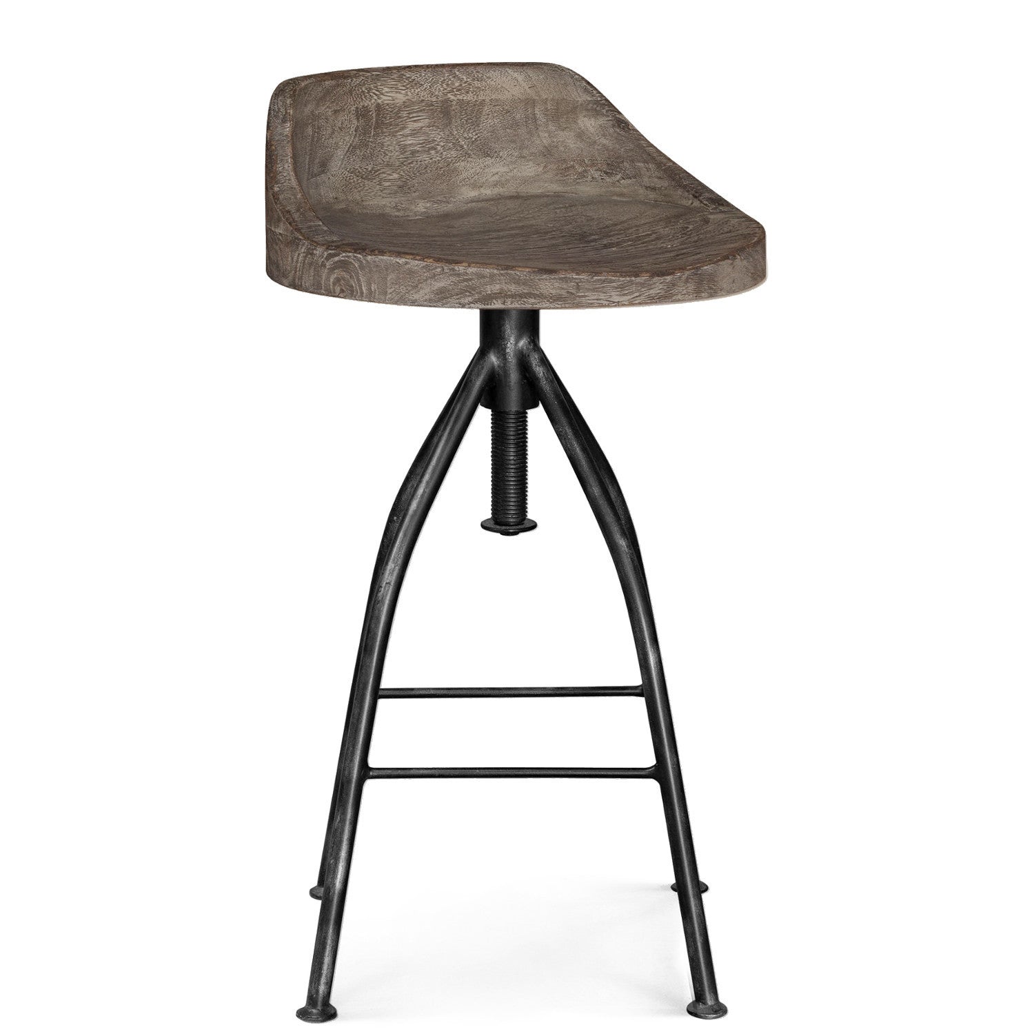KAIRU INDUSTRIAL SWIVEL SCREW STOOL ShopDesignTap