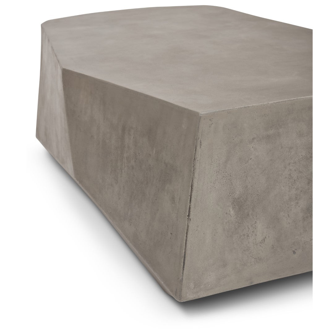 Kristal Concrete Coffee Table || Modern Industrial – ShopDesignTap