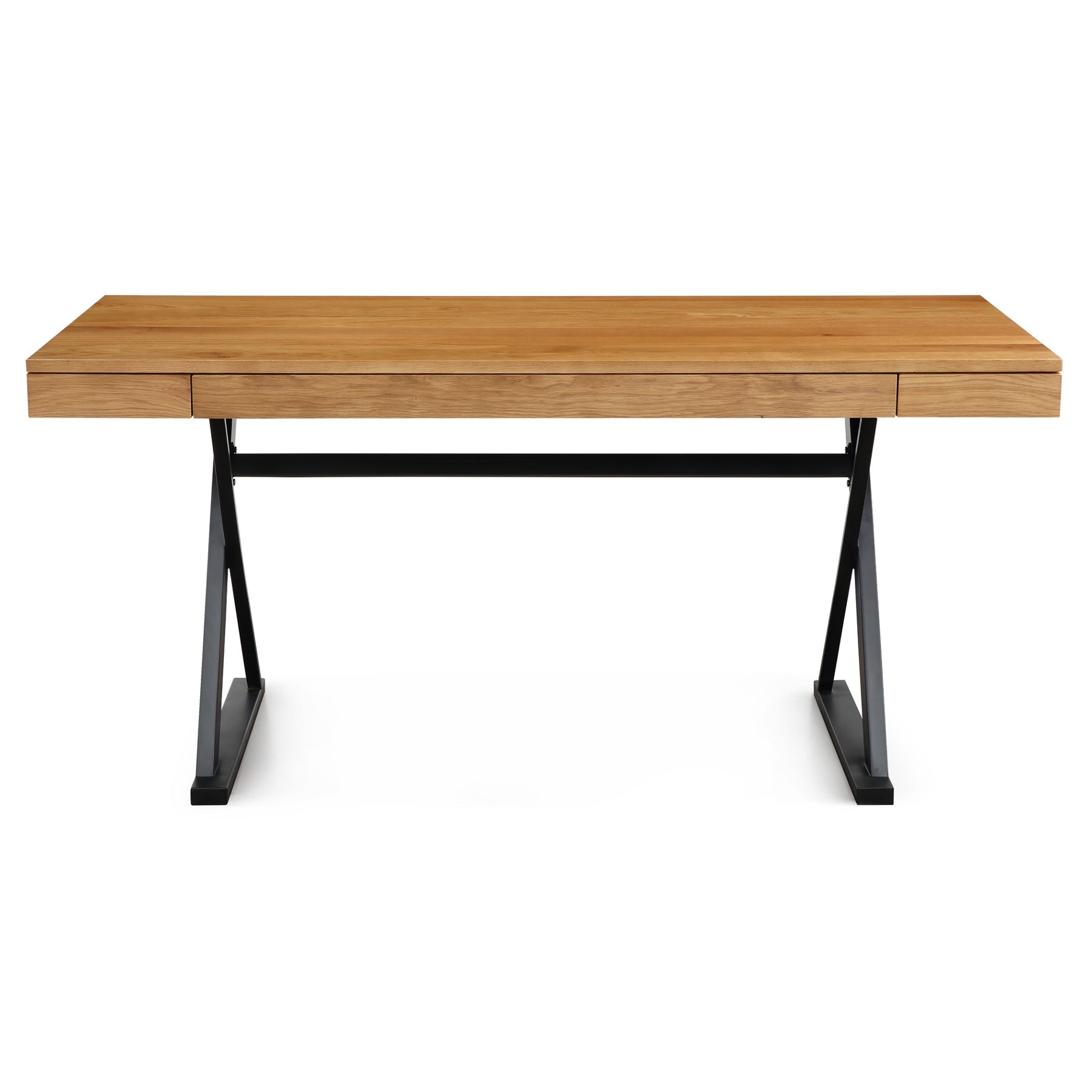 LEIF DESK: NATURAL OAK | 63"W x 26"D x 29.5"H – ShopDesignTap