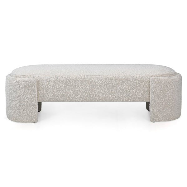 MIMI IVORY-NATURAL BOUCLE BENCH – ShopDesignTap