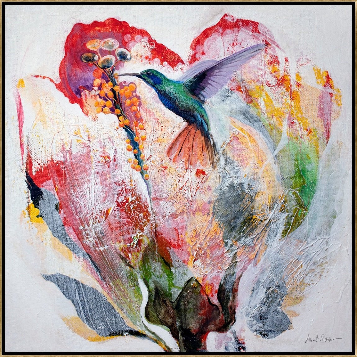 "NECTAR" CANVAS ART by Alexander Nikanpour | 24" x 24" – ShopDesignTap