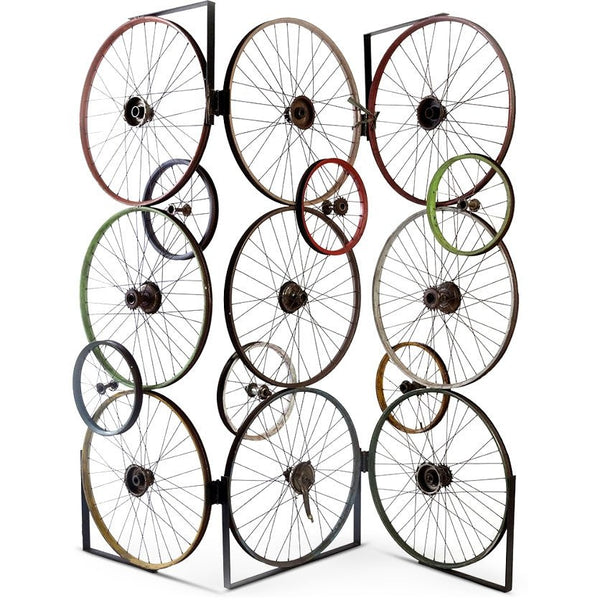 Repurposed Bicycle Wheels