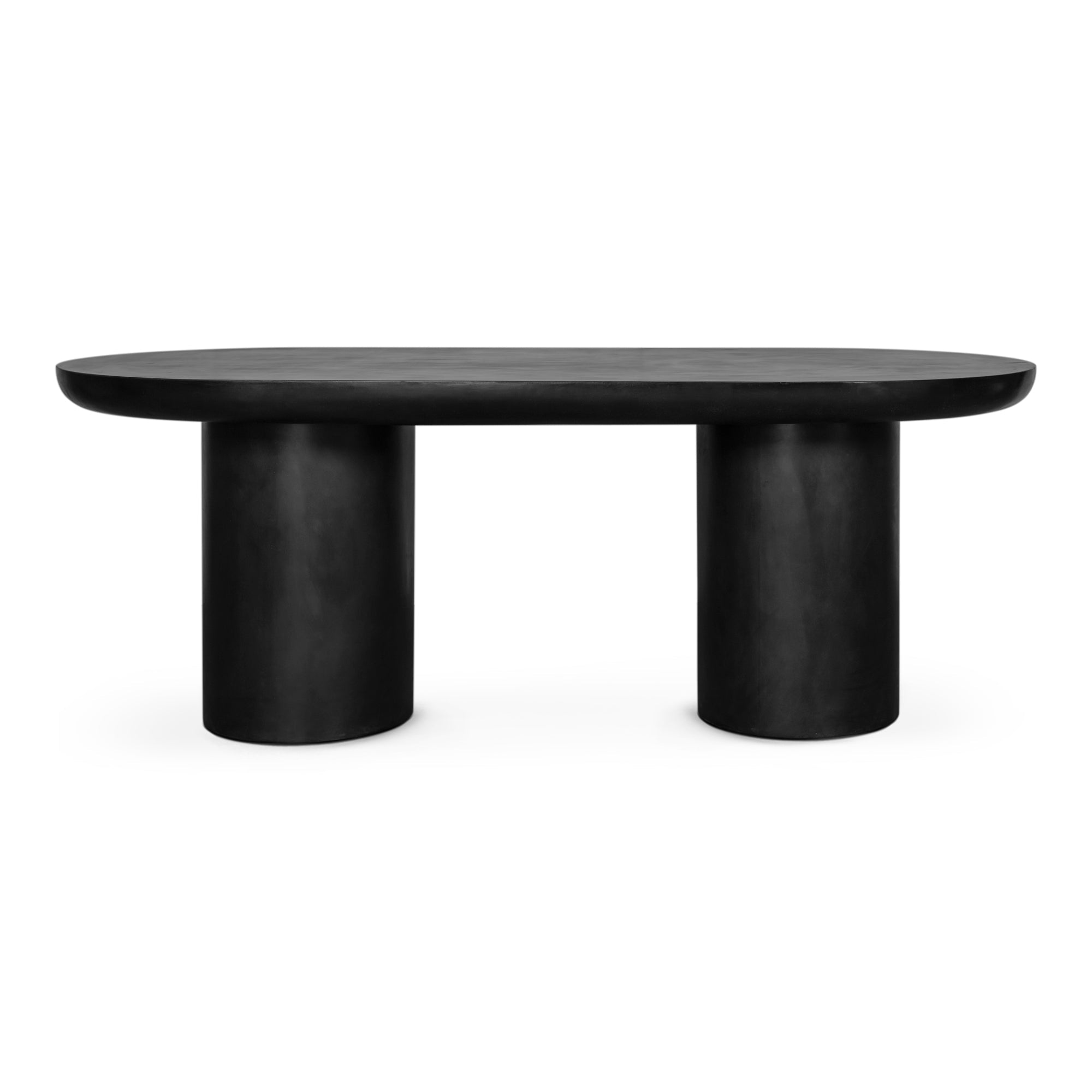 ROCCA BLACK CONCRETE DINING TABLE | 83"W x 39.5"D x 30"H – ShopDesignTap