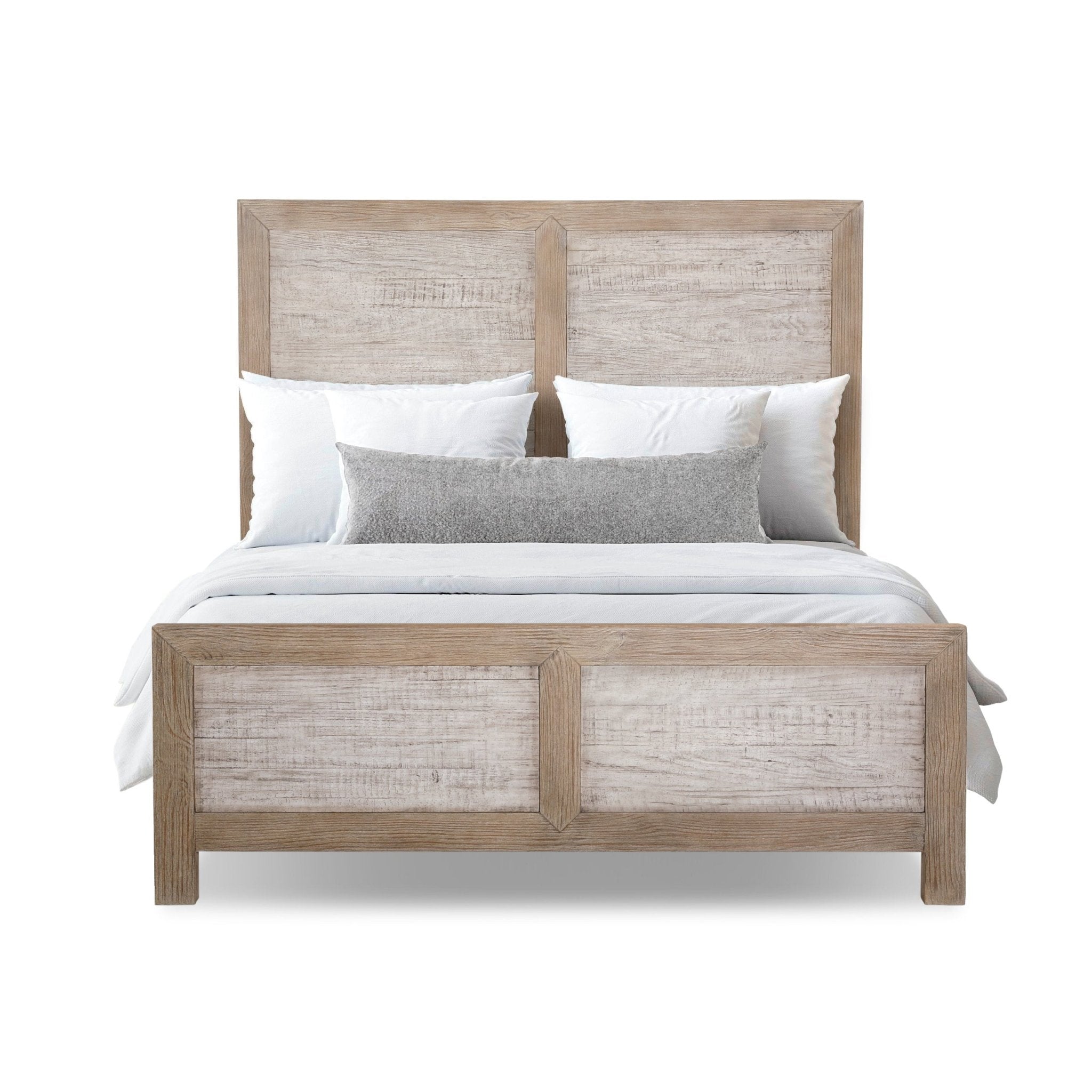 ROUX PANEL BED | Light and Grey Warm Washed Pine – ShopDesignTap