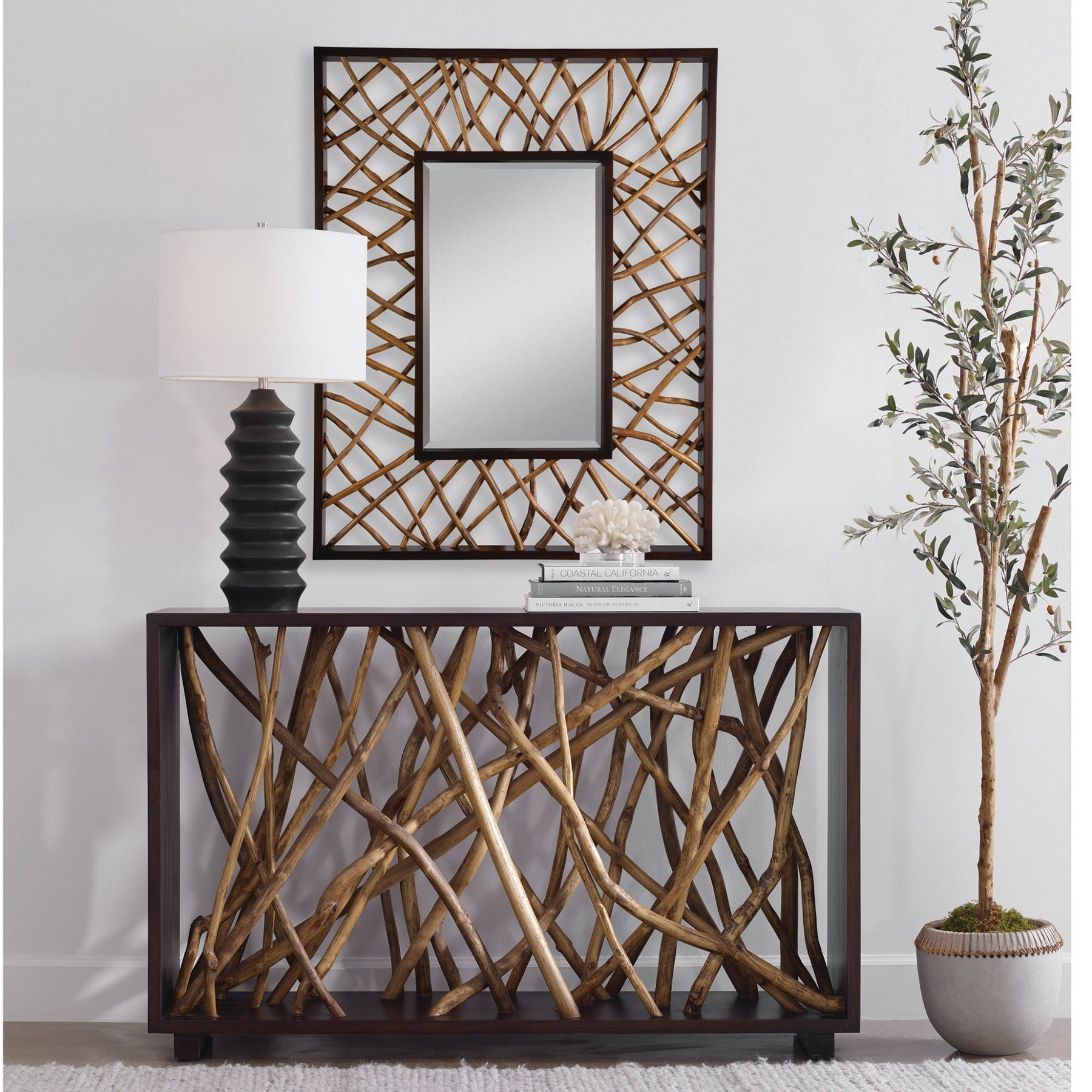 TEAK MAZE RECTANGLE MIRROR – ShopDesignTap