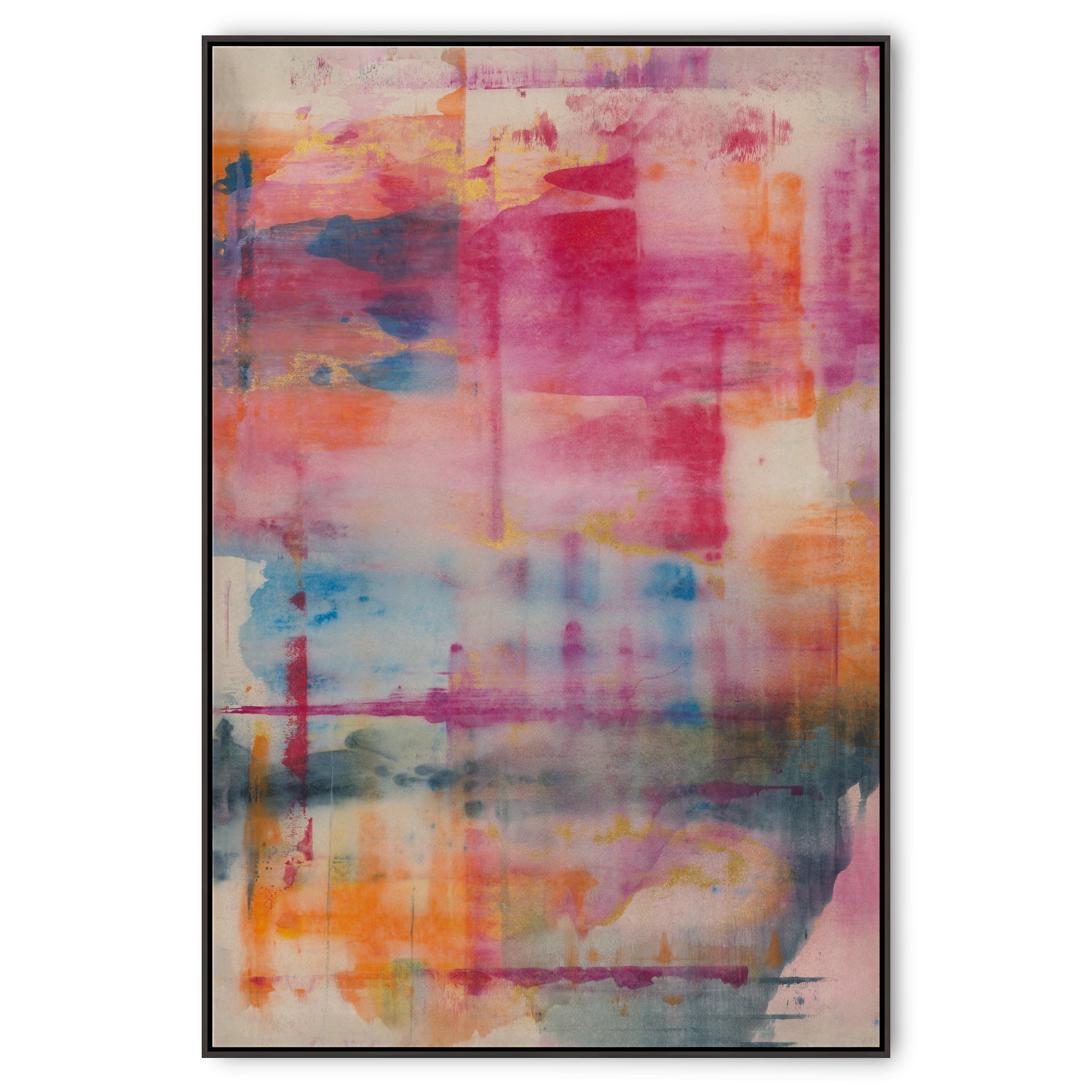 "TRANSIENT COLOR" GOLD EMBELLISHED CANVAS ART GICLEE | 40" x 60 ...