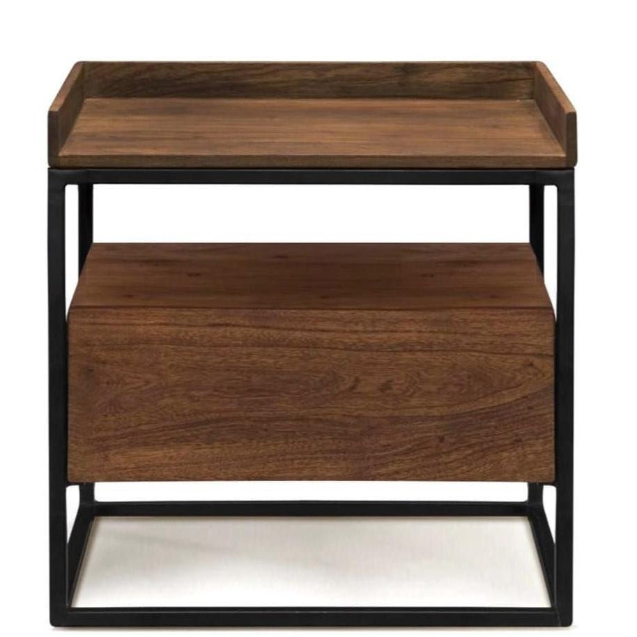Vancouver Open Drawer End Table | Modern Organic – ShopDesignTap