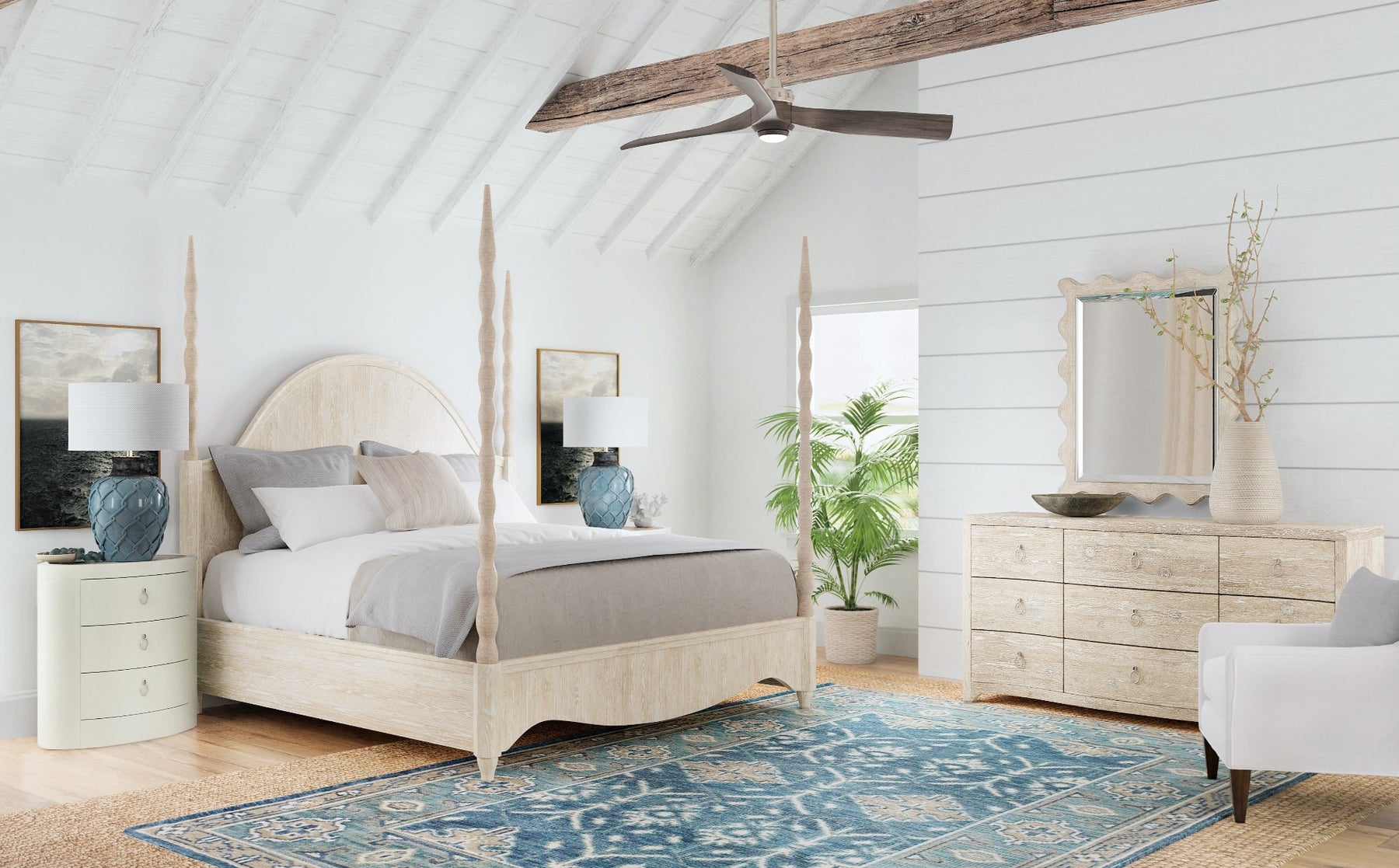 ANTIQUA WHITEWASHED OAK DRESSER – ShopDesignTap